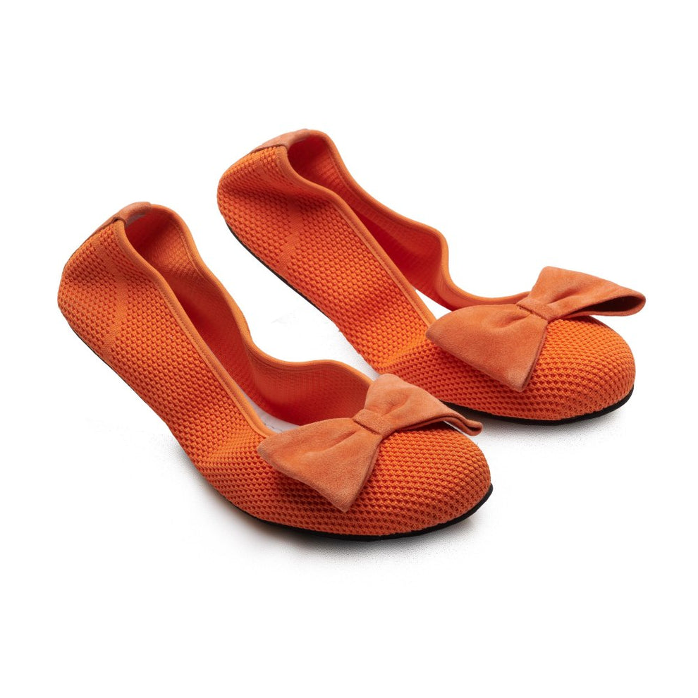 Discover the playful barefoot ballerina in bright orange! – ZAQQ